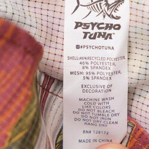 Psycho Tuna | Shirts | Nwt Psycho Tuna Fishing Vented Hawaiian Shirt Sz ...